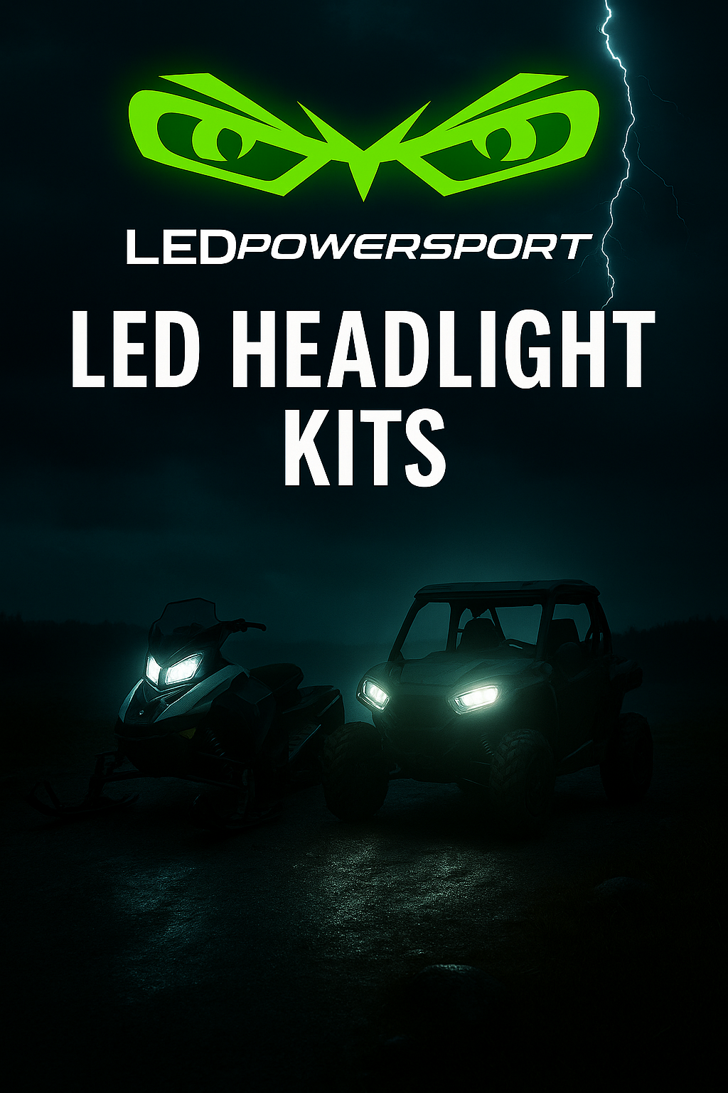 LED Headlight Kits | LED Snowmobile Headlights – LEDPowersport